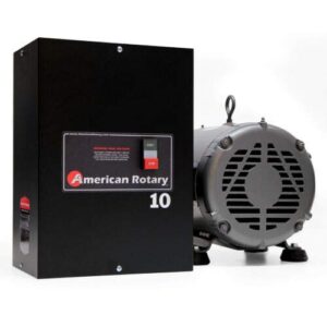 american rotary phase converter ar10-10hp 1 to 3 three ph |can start up to a 5hp / 14 amp 208-240v light load