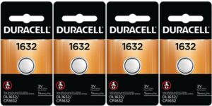 4 pcs fresh duracell lithium battery ecr1632 cr1632 dl 1632 3v batteries