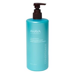 ahava dead sea mineral conditioner - gentle scalp-friendly conditioner for all hair types, softens, shines, hydrates & nourishes, enriched with exclusive osmoter, calendula & aloe vera, 25 fl.oz