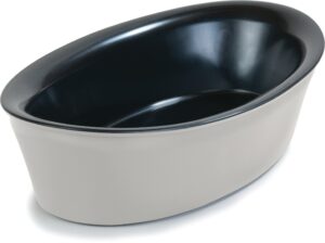 cfs cm1402442 coldmaster oval cold crock, 5 quart, black/champagne