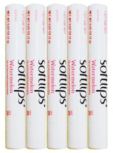 softlips watermelon flavored (5 softlips sticks)