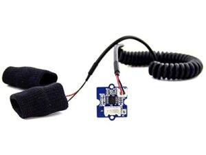 seeed studio grove gsr sensor module 3.3v/5v open source, galvanic skin response sensor for diy sleep quality monitor compatible with board arduino/seeeduino/raspberry pi/beaglebone/linkit one