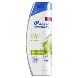 head and shoulders green apple daily-use anti-dandruff shampoo, 13.5 fl oz