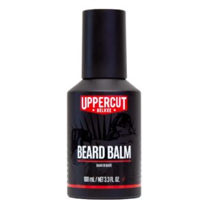 uppercut deluxe conditioning beard balm for control & natural shine, 3.38 fl.oz