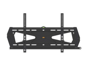 black adjustable tilt/tilting wall mount bracket with anti-theft feature for samsung un55hu7250f 55" inch 4k uhd hdtv tv/television