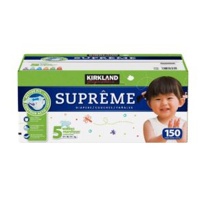 kirkland signature diapers size 5, quantity 150