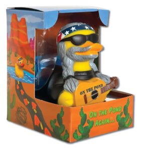 celebriducks - on the pond again - floating rubber ducks - collectible bath toy gift for kids & adults of all ages