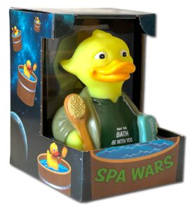 celebriducks - spa wars - floating rubber ducks - collectible bath toy gift for kids & adults of all ages