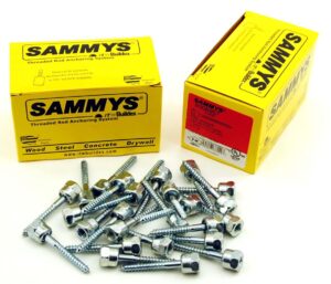 (25) sammys 3/8-16 x 2 threaded rod hanger for wood 8008957