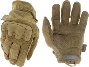 mechanix wear: m-pact 3 tactical work gloves, touchscreen capability, synthetic leather gloves, finger reinforcement and impact protection, work gloves for men (coyote brown, medium)