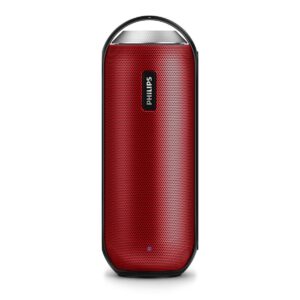 philips bt6000b/37 splash-proof wireless portable speaker (gun metal)