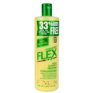 revlon flex extra body conditioner with panthenol 592 ml / 20 oz for extra bounce - worldwide shipping