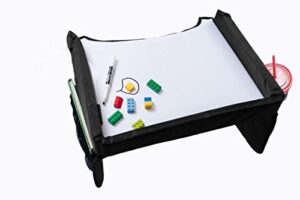 star kids snack & play travel tray 2.0, black