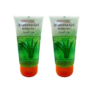 patanjali aloe vera gel - 150ml / 5.1 fl oz - pack of 2