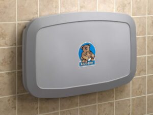 koala kare kb200-01 horizontal wall mounted baby changing station, grey