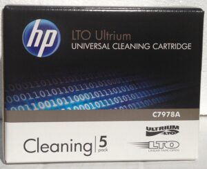 5 pack hp c7978a universal lto ultrium cleaning cartridge (new)