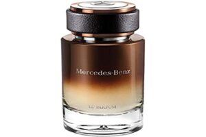 mercedes-benz - le parfum - irresistible fragrance for men - wood and leather scent - for dynamic, leading personalities - pink pepper, bergamot, violet leaves, amber notes - eau de parfum - 4 fl oz