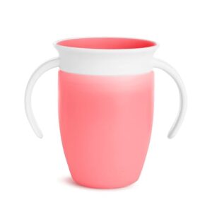 munchkin miracle 360 trainer cup, 7 ounce 1-pack - pink by munchkin