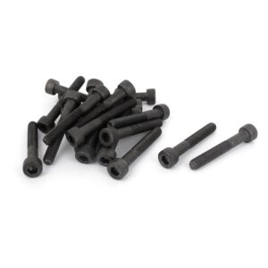 uxcell m5 x 35mm 12.9 alloy steel hex socket head cap screws bolt black 20pcs