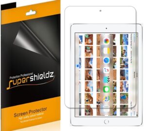 supershieldz (3 pack) designed for apple ipad pro 12.9 inch (2015 and 2017 model) screen protector, anti glare and anti fingerprint (matte) shield