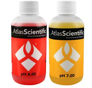 atlas scientific ph calibration solution 4.00 & 7.00 125ml - 4oz (pack of 2)