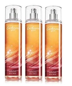 bath & bodyworks triple pack cashmere glow (signiture collection)fragrance mist