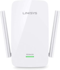 linksys ac1200 boost ex dual-band wi-fi range extender (re6400)