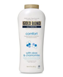 gold bond ultimate comfort with aloe body powder - 100% talc-free, 10 oz by chattem