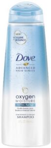 dove advanced hair series oxygen moisture shampoo, 12 oz (pack of 9)