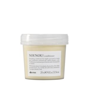 davines nounou conditioner | hydrating deep conditioner for bleached, permed, relaxed, damaged or very dry hair | replenishes chemically processed hair | 8.45 fl oz