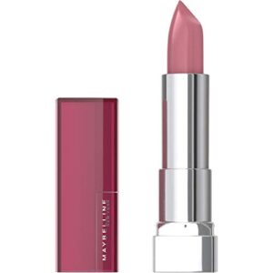 maybelline color sensational lipstick, lip makeup, cream finish, hydrating lipstick, romantic rose, pink ,1 count