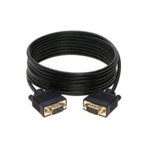 cables direct online 100ft svga monitor cable - male to male vga to vga 1080p for pc, projector, laptop, tv