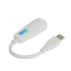 hiro h50315 usb 3.0 to gigabit ethernet lan 10 100 1000 mbps portable network adapter windows 10 8.1 8 32-bit 64-bit plug n play native driver no installation needed windows 7 compatible