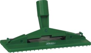 vikan, green pad holder,floor,9" x 3.7",pp/ss, 5500