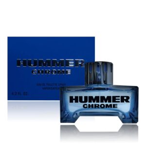 hummer chrome cologne for men edt 4.2 oz