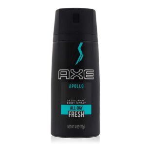 axe body spray for men apollo 4 oz (pack of 2)