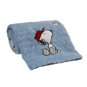 bedtime originals snoopy sports blanket