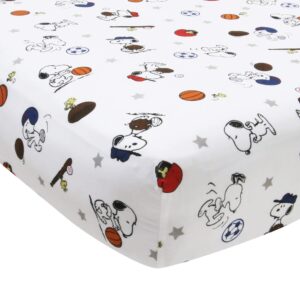 bedtime originals snoopy sports sheet