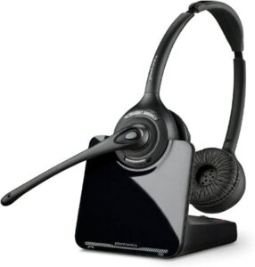 plantronics 88285-01 wireless headset - dect, black