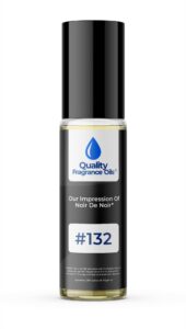 quality fragrance oils' impression #132, inspired by noir de noir (10ml roll on)