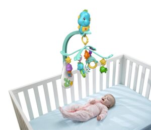 fisher-price 3-in-1 soothe and play seahorse mobile, crib mount, unisex-baby, music, 15 minutes