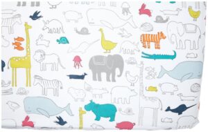 pehr crib sheet, noah's ark