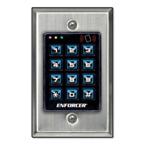 seco-larm enforcer access control keypad with proximity reader, backlit (sk-1131-spq)