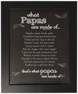 papa chalkboard frame - gift for papa for father's day, birthday, birth of grandchild - made in usa