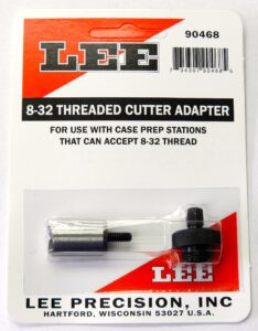 lee precision reloading large 8-32 threaded cutter & lock stud lee precision large 8-32 threaded cutter & lock stud, silver, small