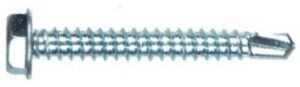 hillman fasteners 560354 100 pack washer head self drilling screw - 12-14 x 0.75 in.