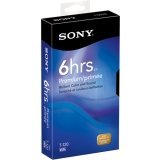 sony t-120 6hrs(ep) premium grade vhs tape (single) by sony