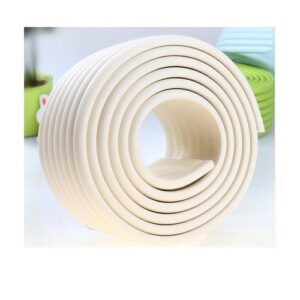 auch extra dense furniture table wall edge protectors foam baby safety bumper guard protector, 2 meters (6.5 ft) long 8 cm wide