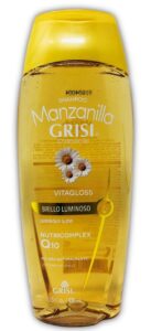 grisi manzanilla shampoo | chamomile shampoo for thicker and fuller hair, helps naturally lighten and increase hair volume, also helps treat the scalp for dandruff; 13.50 fl oz