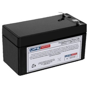 powersonic ps-1212 compatible replacement 12 volt 1.4 amp hour sealed lead acid battery w/ 0.187 terminals